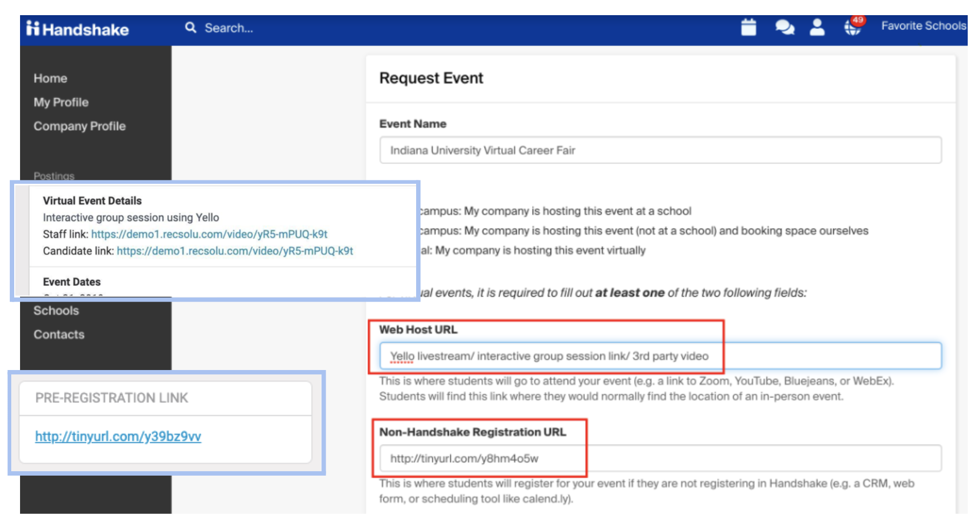 Can I Use Yello with Handshake? - Yello